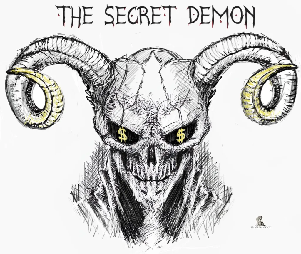 The Secret Demon By: SecretEscapeNFT 𝕍 - Auction | World of V